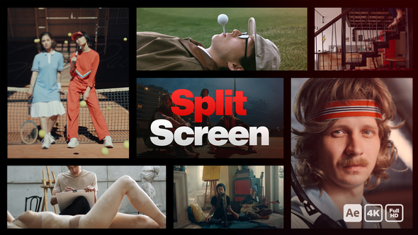 Split Screen Intro, After Effects Project Files | VideoHive